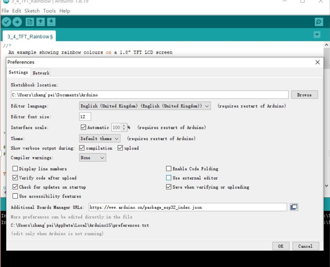 ESP32 HMI Arduino LVGL WIFI&Bluetooth 1.9 " 170*320 500K RAM,4M FLASH Arduino LVGL WIFI ...