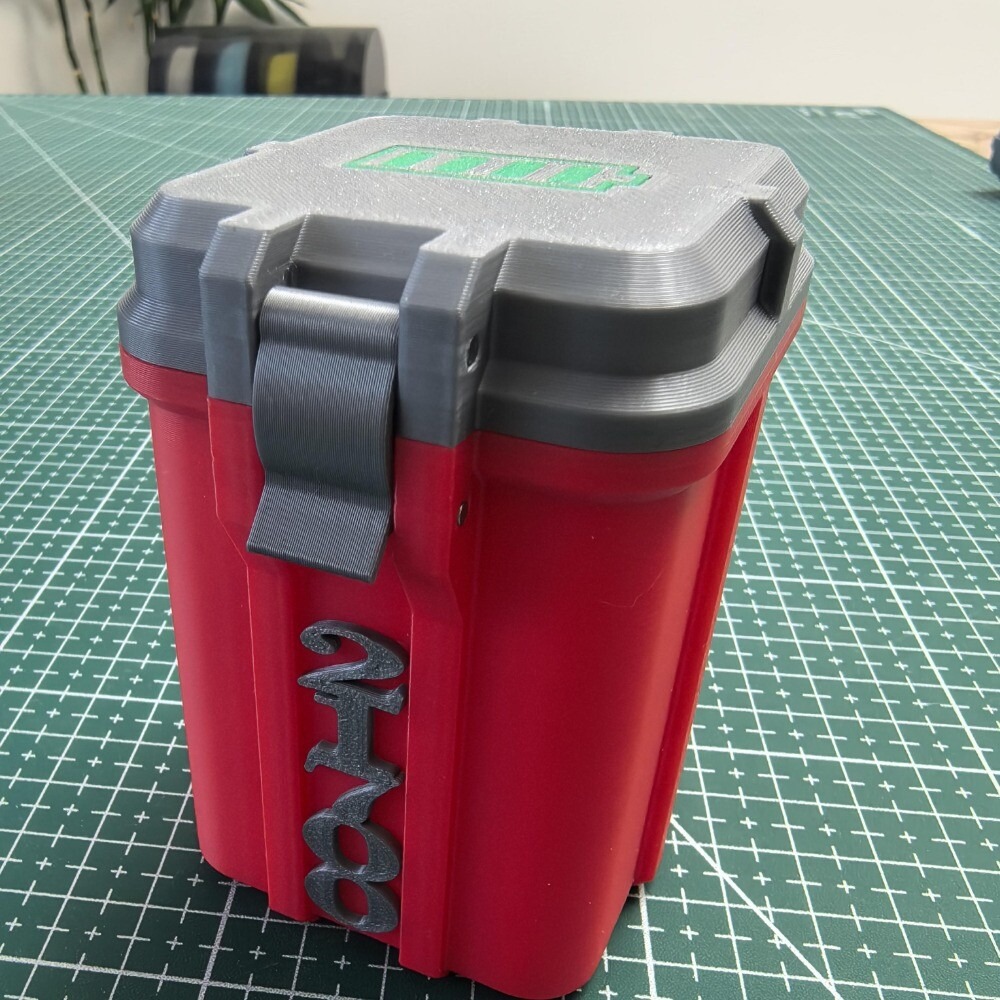 18650/21700 Portable Battery Case Storage Organizer Box Holder Battery ...