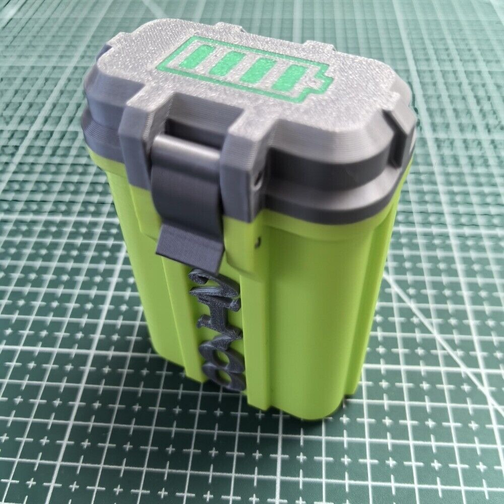18650/21700 Portable Battery Case Storage Organizer Box Holder Battery ...
