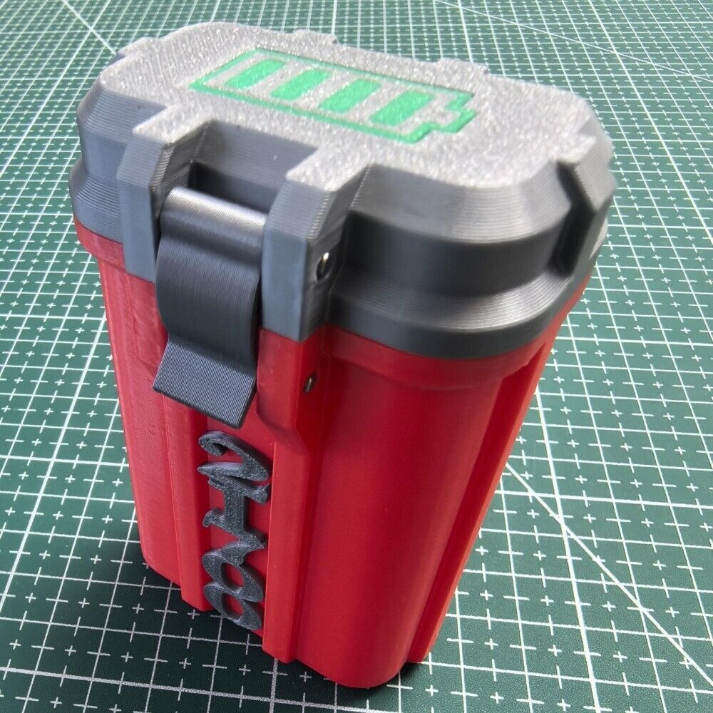 18650/21700 Portable Battery Case Storage Organizer Box Holder Battery ...