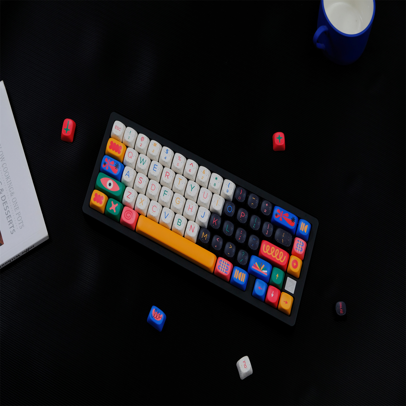 GMK Motif Keycaps 126 Keys PBT Material MOA Profile for CHERRY MX ...