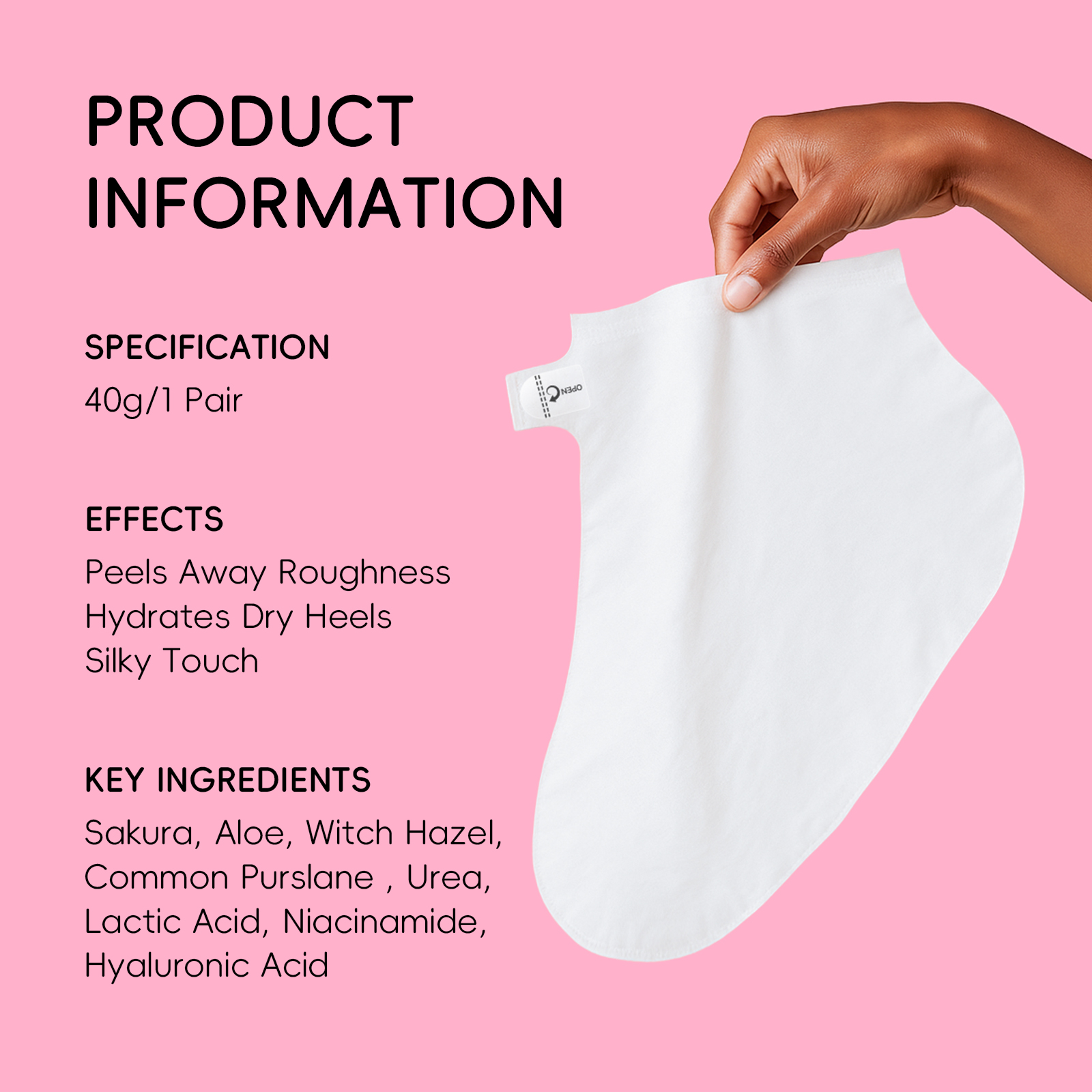 LAIKOU Japan Sakura Foot Peel Mask Romantic Sakura Scent Peel Away ...