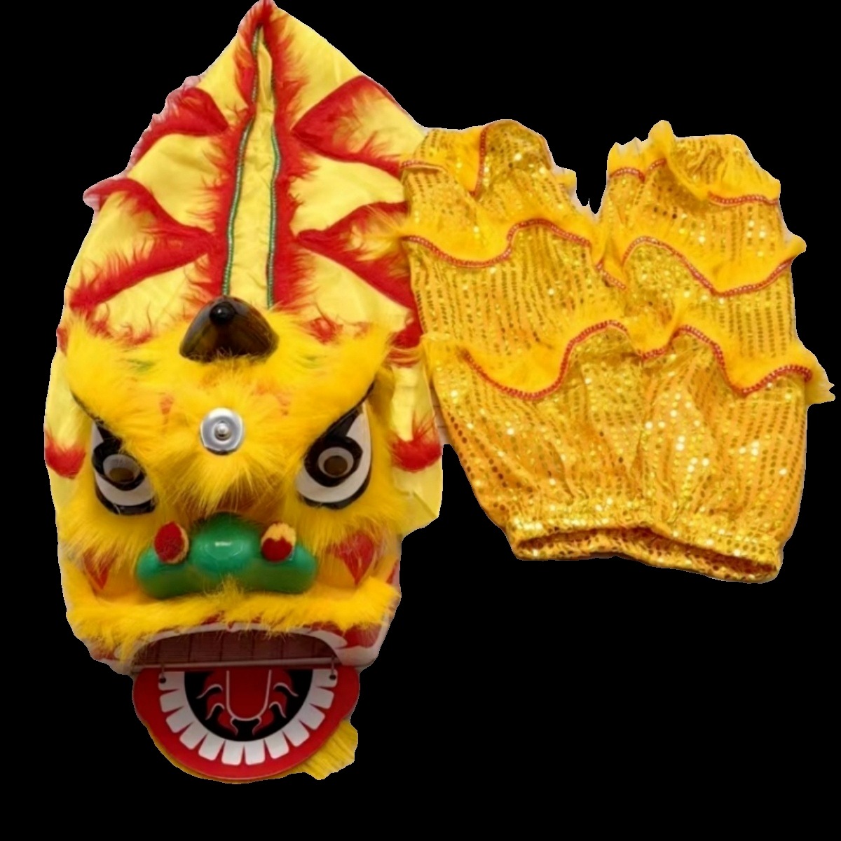 2 to 15 Years Old Lion Dance Children Little Lion Head Lion Dance ...