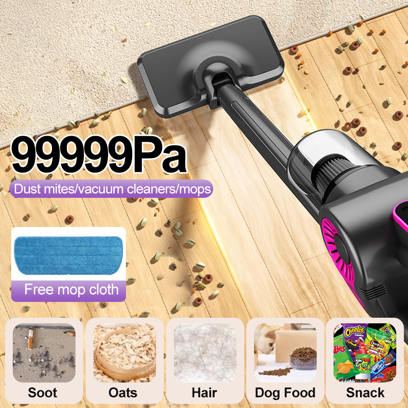 8in1 Cordless dust Mite Vacuum Cleaner 85Kpa Wireless Vacuum Cleaner ...