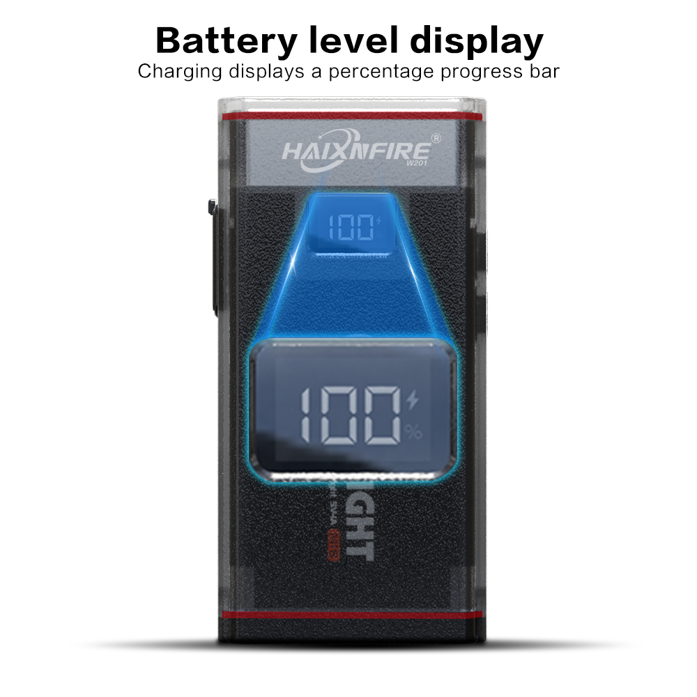 HaixnFire W201 Outdoor emergency light LED flashlight USB rechargeable ...
