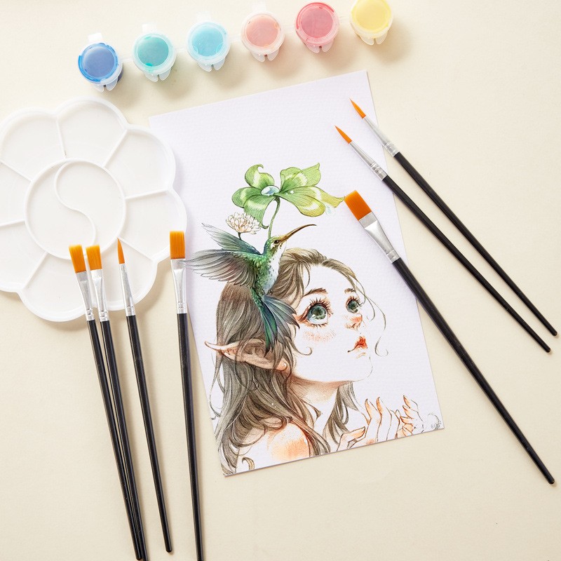 12-color Oil Painting Pen Set with Plastic Pole, Art Supplies for ...
