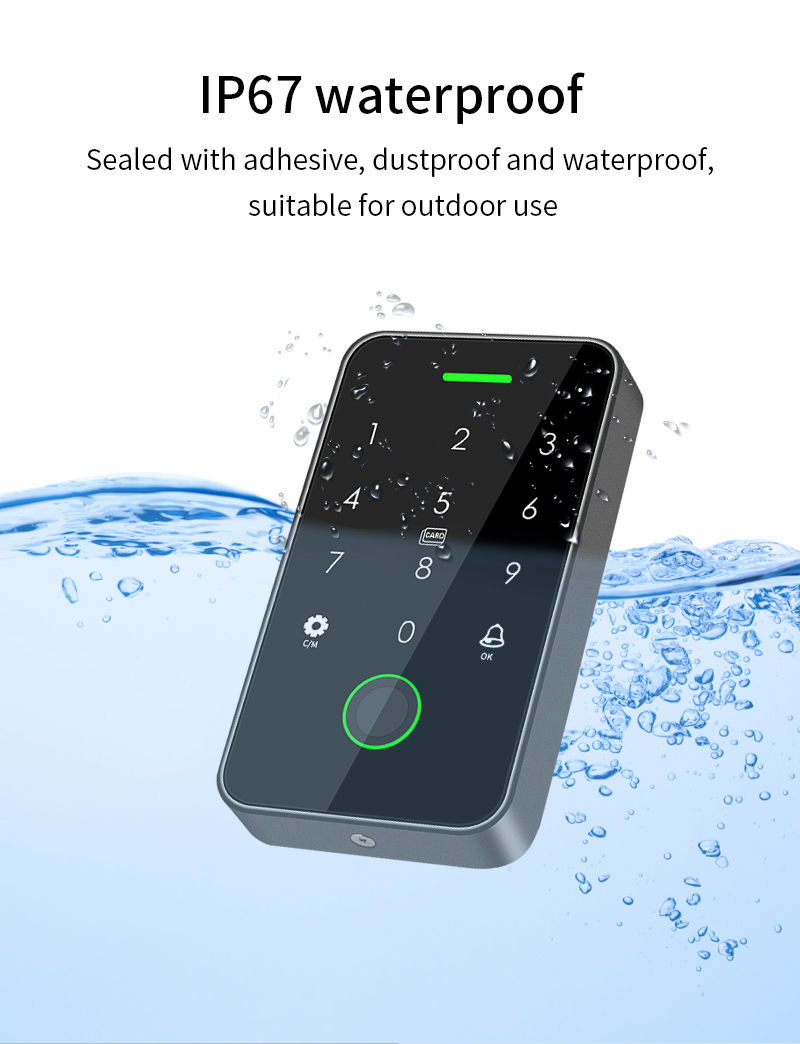 Tuya App Door Access Control System Kits NFC RFID Fingerprint Electric ...