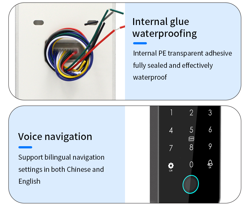 Tuya App Door Access Control System Kits NFC RFID Fingerprint Electric ...