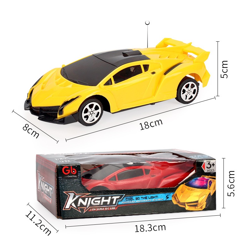 Two-way Remote-controlled Car with Lights and Radio Control Kereta ...