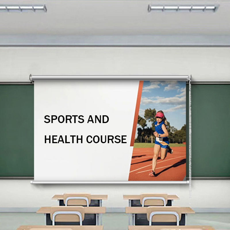 Projector Screen, HD Multi Size Manual Projection Screen, Quality ...