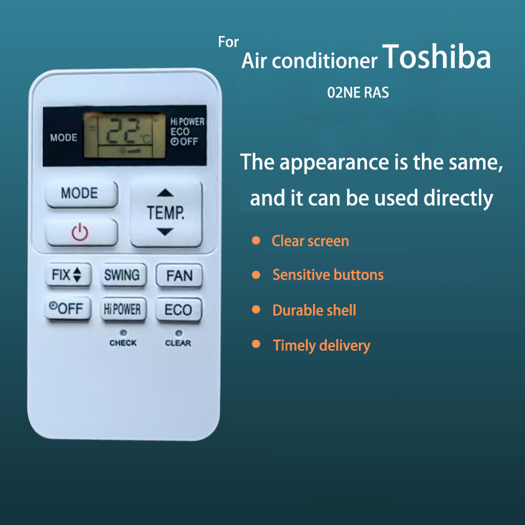 New Remote Control for Toshiba Air Conditioning Model 02NE RAS is ...
