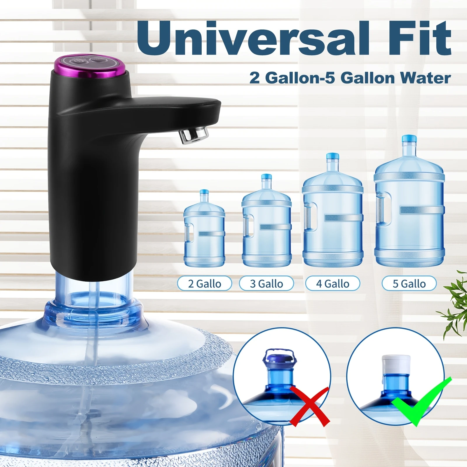 Electric Barrel Water Pump Dispenser for Purified Water and Mineral ...