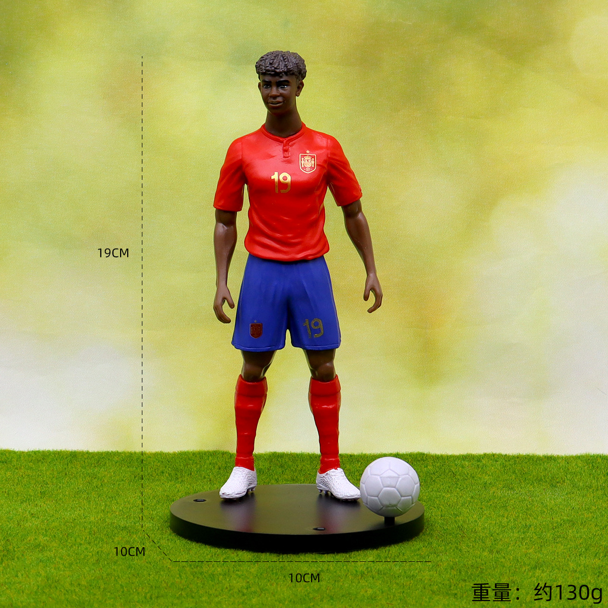 1Pcs 19cm Soccer Star Cristiano Ronaldo Lionel Messi Neymar Kylian ...