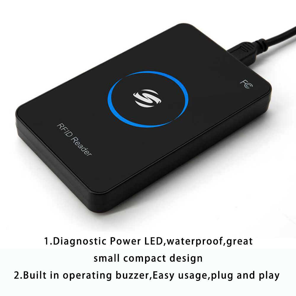 RFID Replicator USB Port 125khz/13.56Mhz Duplicate Window Linux System ...