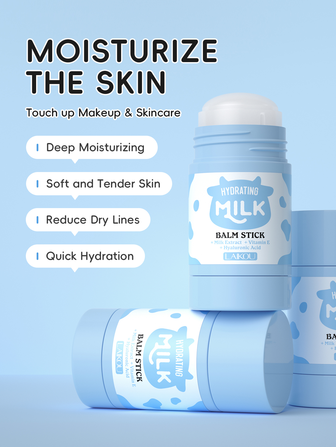 Laikou Milk Hydrating Balm 40g - Soft Texture for Instant Nourishment ...