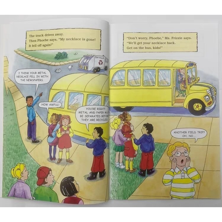 20 Books/set The Magic School Bus Science Readers Kids Coloring Reading ...