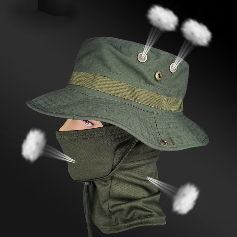 Tactical cap for men outdoor sun protection hat summer breathable ...