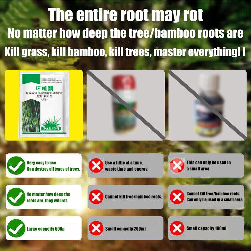 Rotting roots 5 meters deep overnight Racun pokok kayu besar Send ...