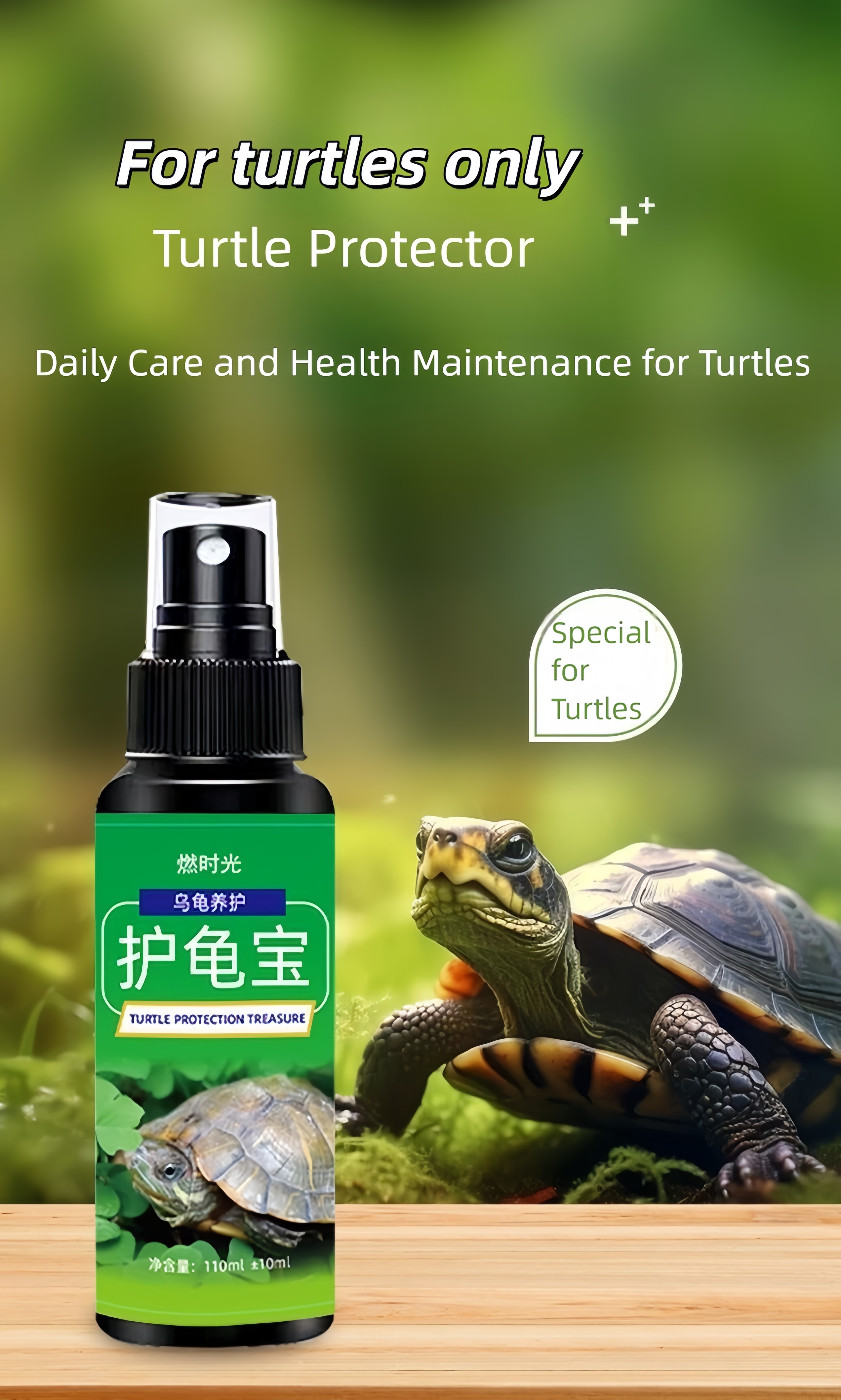 Turtle Protector Turtle Fungus Supplement Ubat Kura Kura Eye Treatment ...