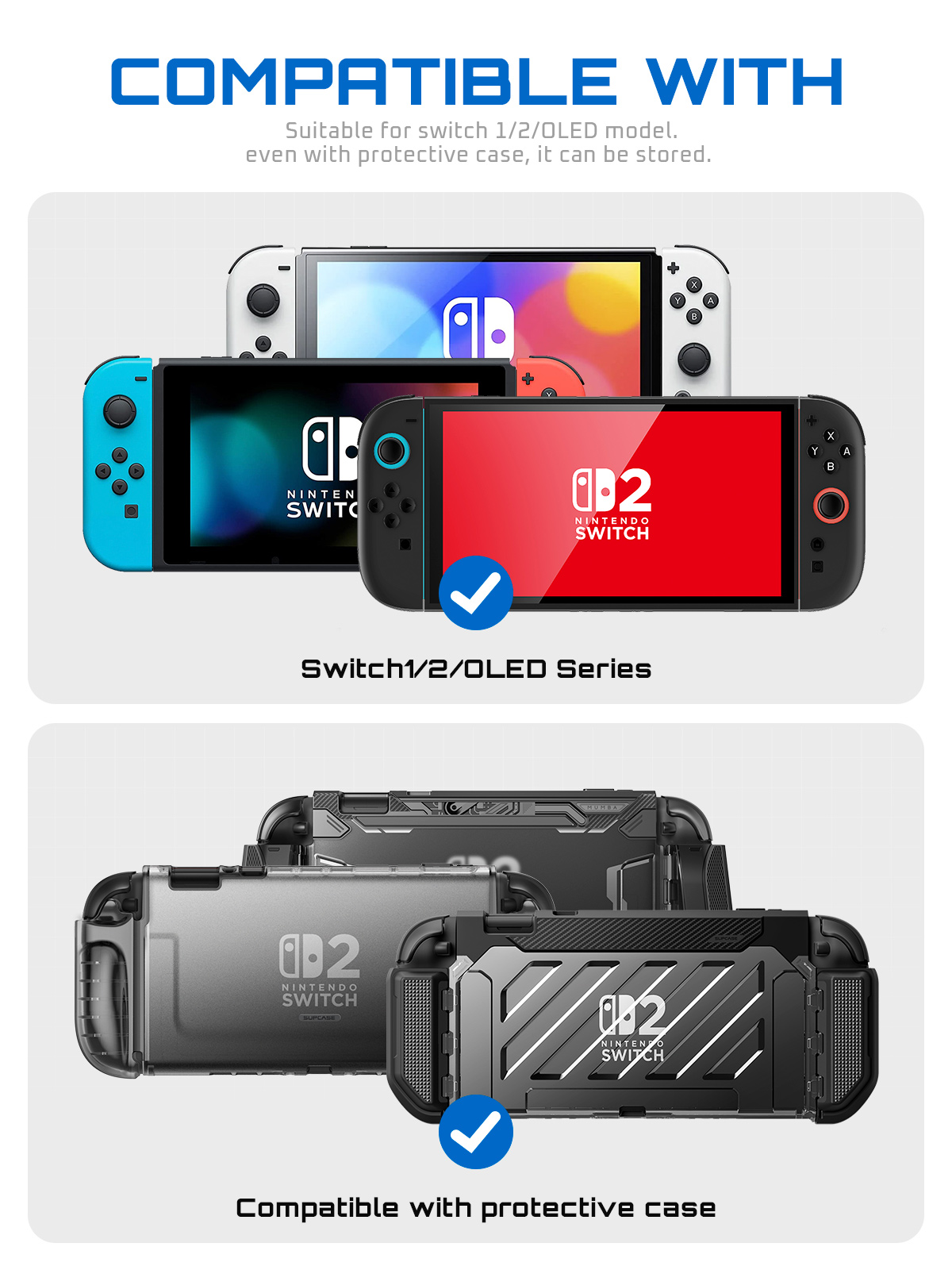 SUPCASE for Nintendo Switch 2 Carrying Case 2025 12 Game Card Storage ...