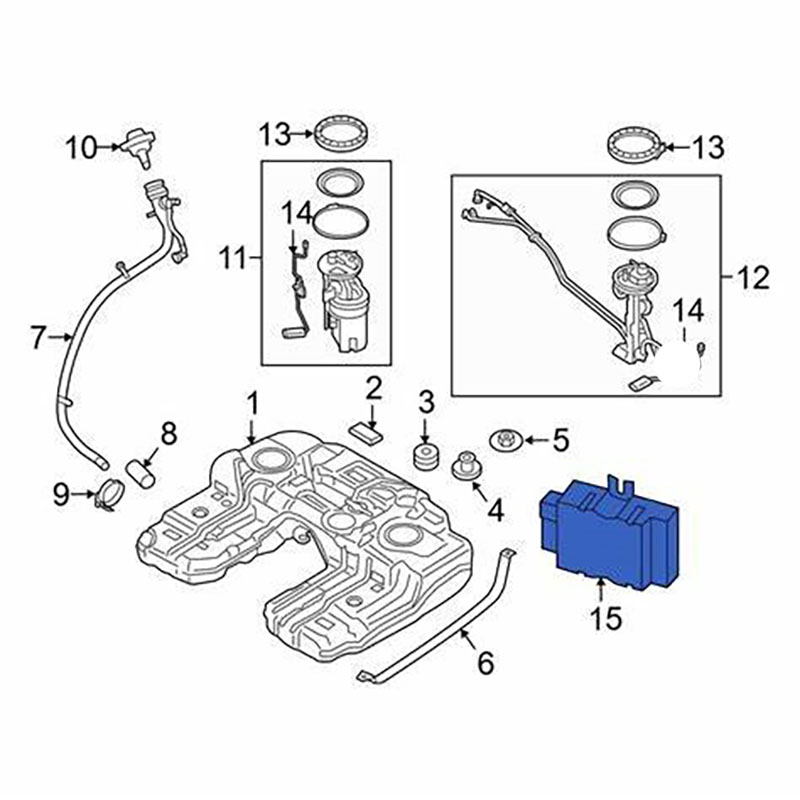 BMW F01 F02 F10 F12 F15 F16 F20 F30 F34 F35 Fuel Pump Control Unit ECU ...
