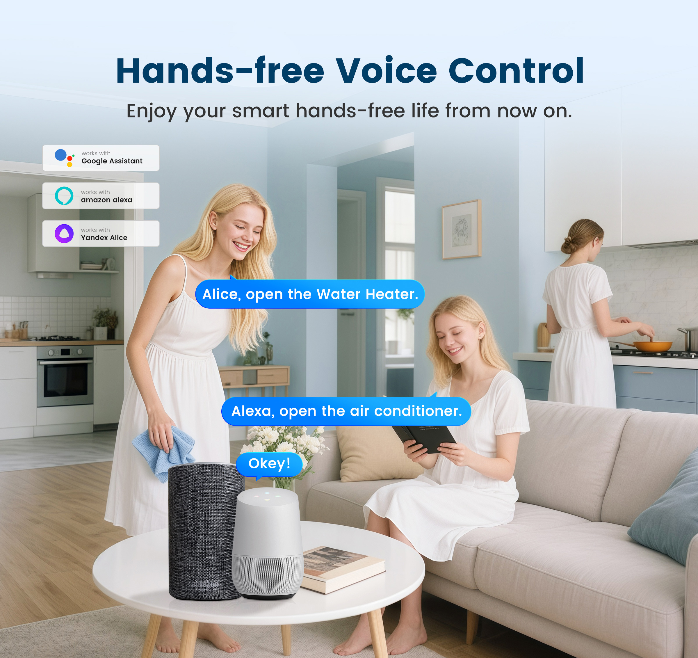 GIRIER Tuya Smart Water Heater Switch ZigBee/WiFi 20A Push Button ...