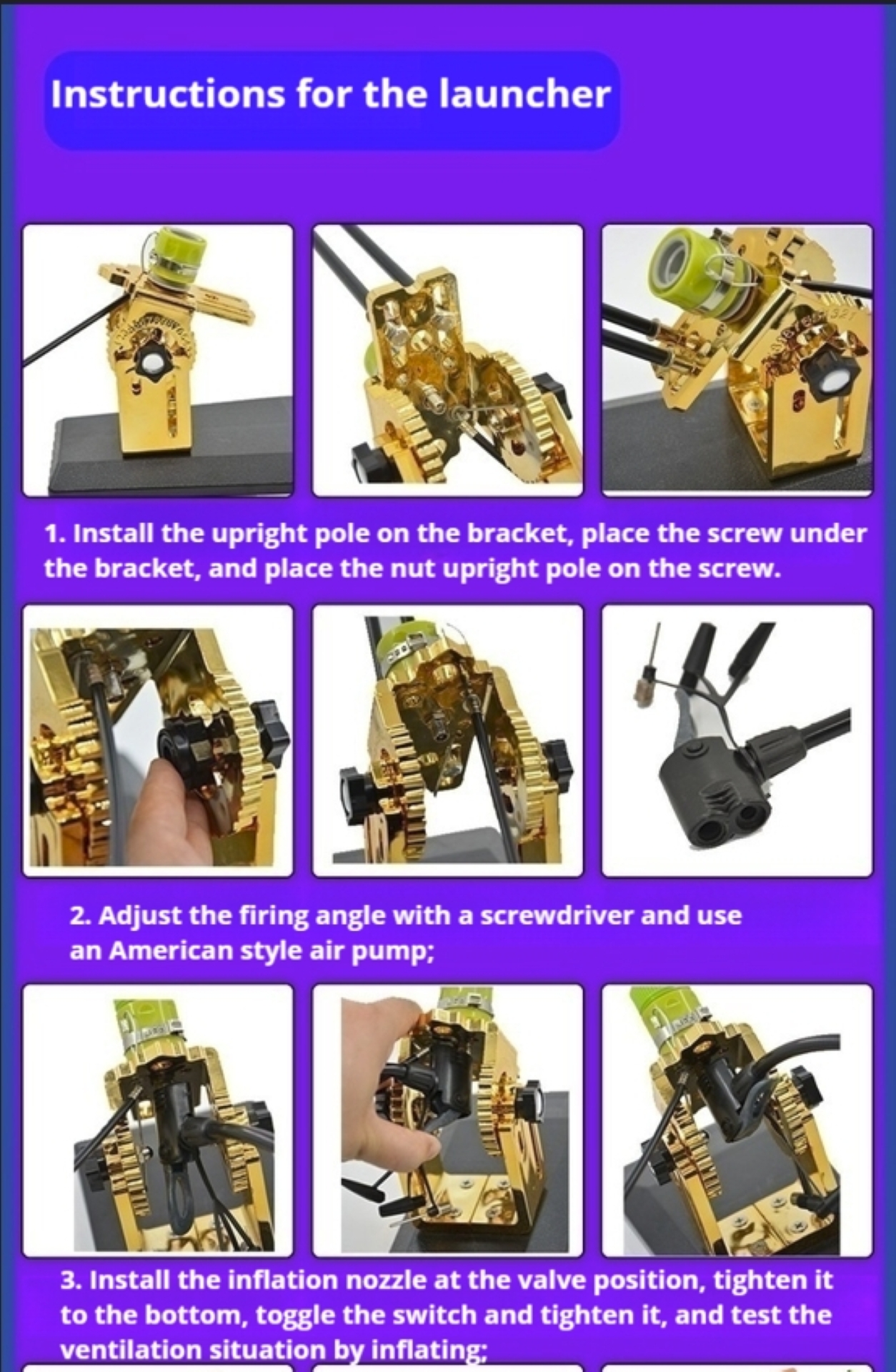 Free Gift W&F Water Rocket Launcher Kit STEM Toy Pelancar Roket Air ...