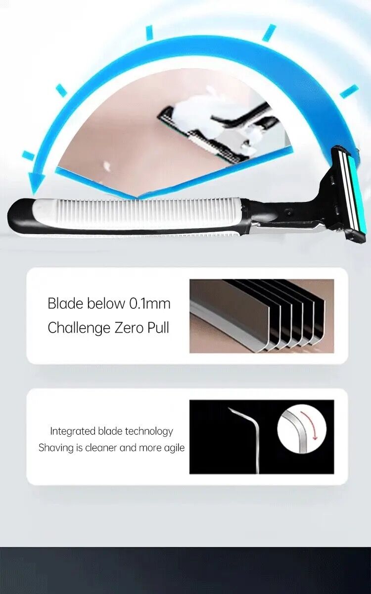 Manual Classic Shaver, Manual Shaver, Retro Wet-shaver, Double-edged ...