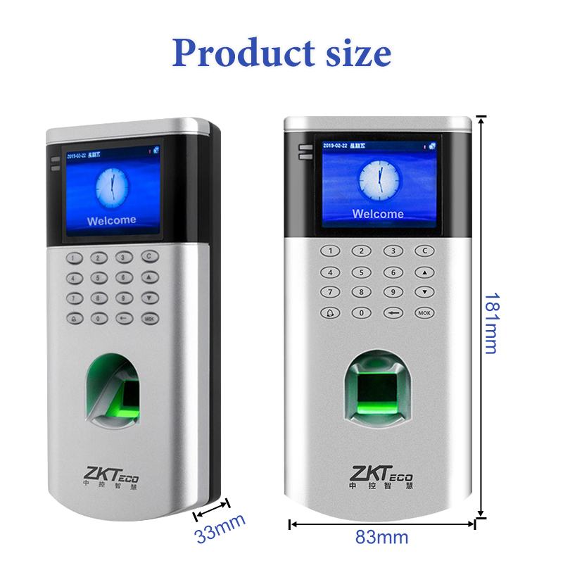 Electric Fingerprint Access Control Attendance Machine for Smart Card ...