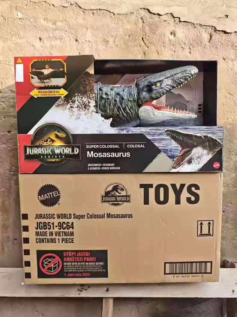 Jurassic World Rebirth Super Colossal Mosasaurus Action Figure ...