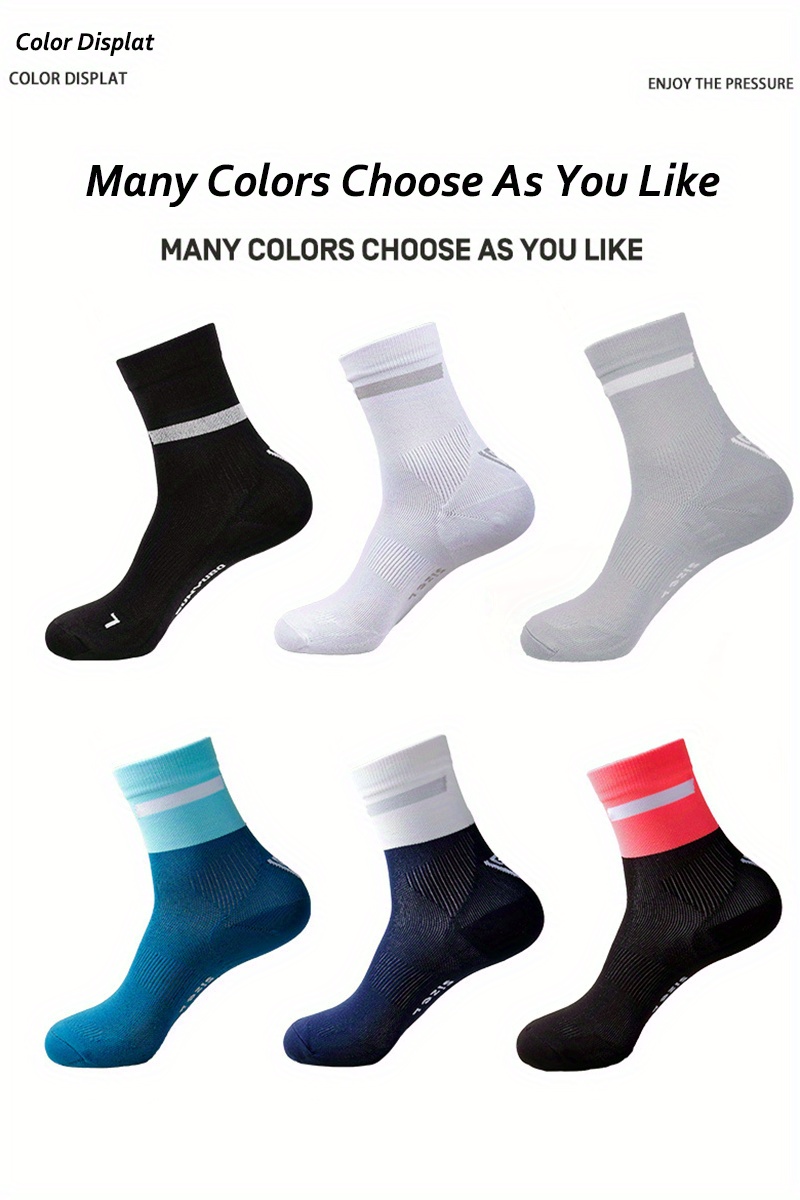 Professional Sports Socks Mid-Tube Socks Men Breathable And Shock ...