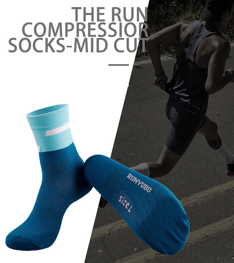 Professional Sports Socks Mid-Tube Socks Men Breathable And Shock ...