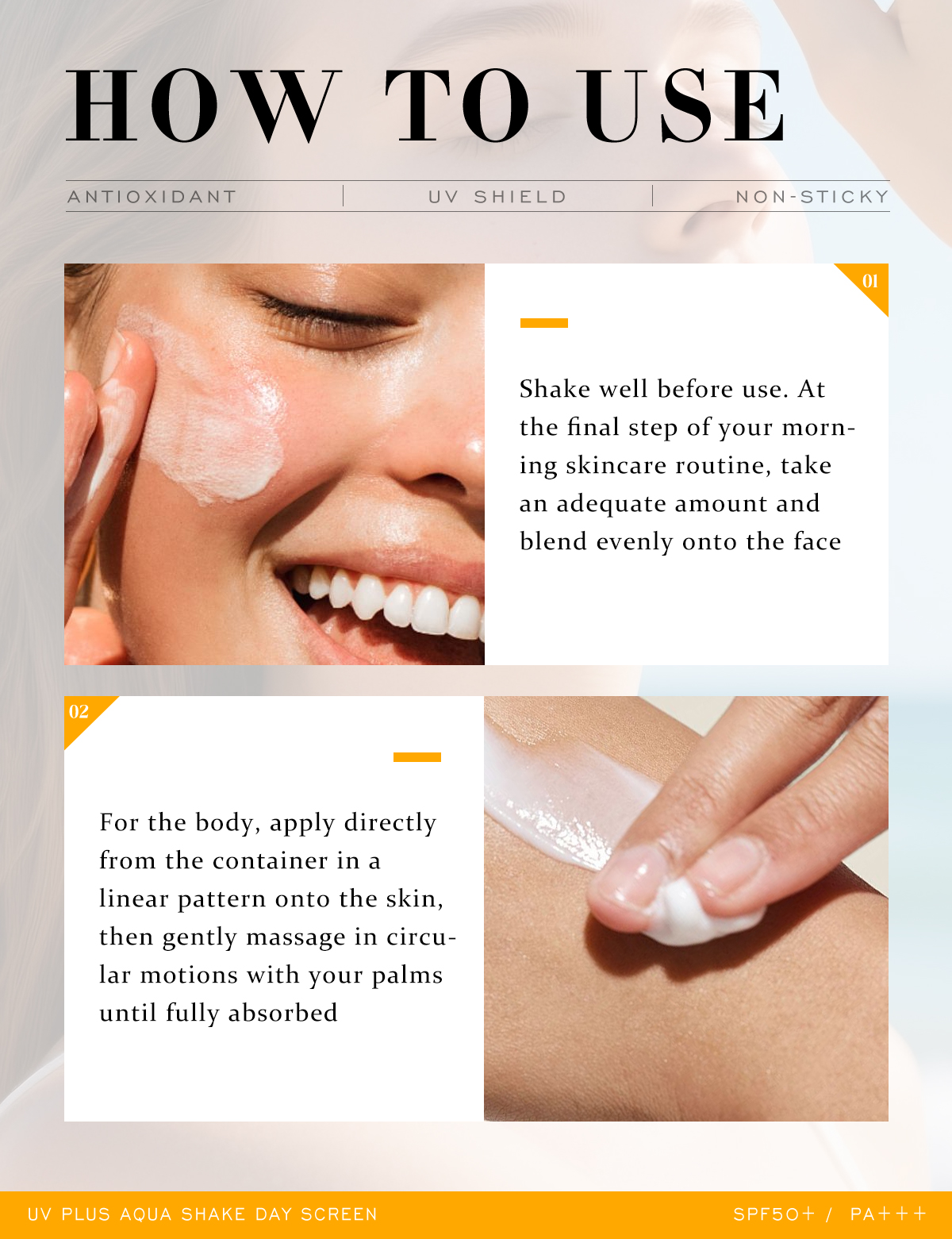 ICE LERSKIN Tinted Sunscreen Whitening Sunscreen SPF50+ PA ...