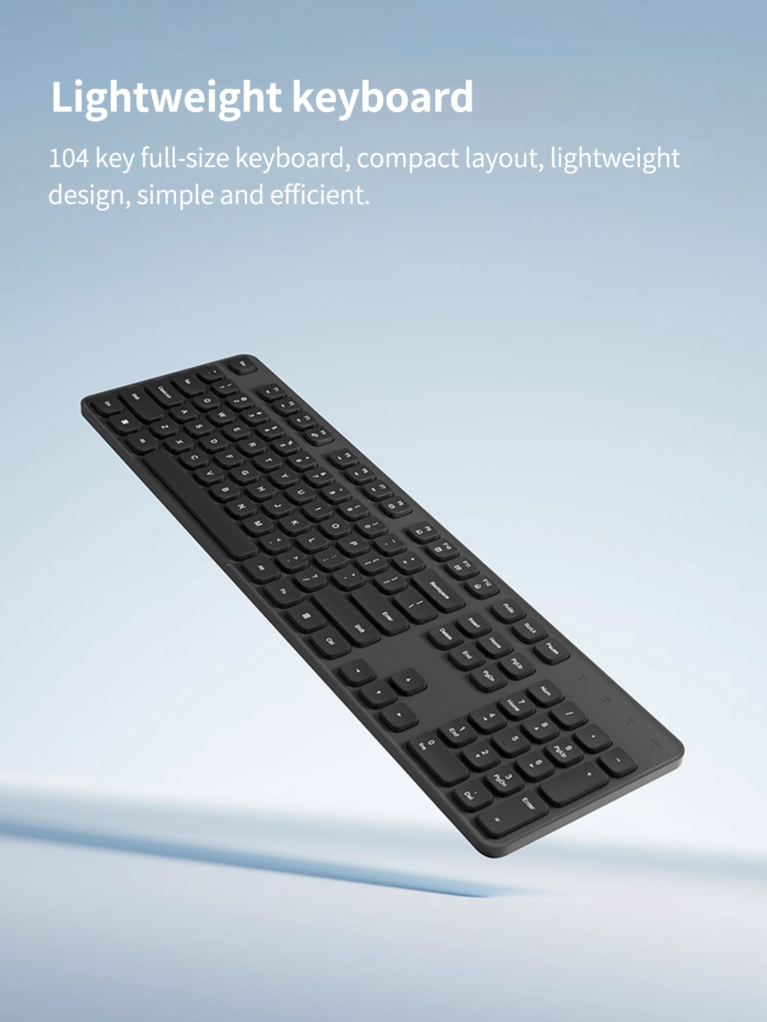Xiaomi Wireless Keyboard & Mouse Set 3 Ergonomic 2.4G Connection 104 ...