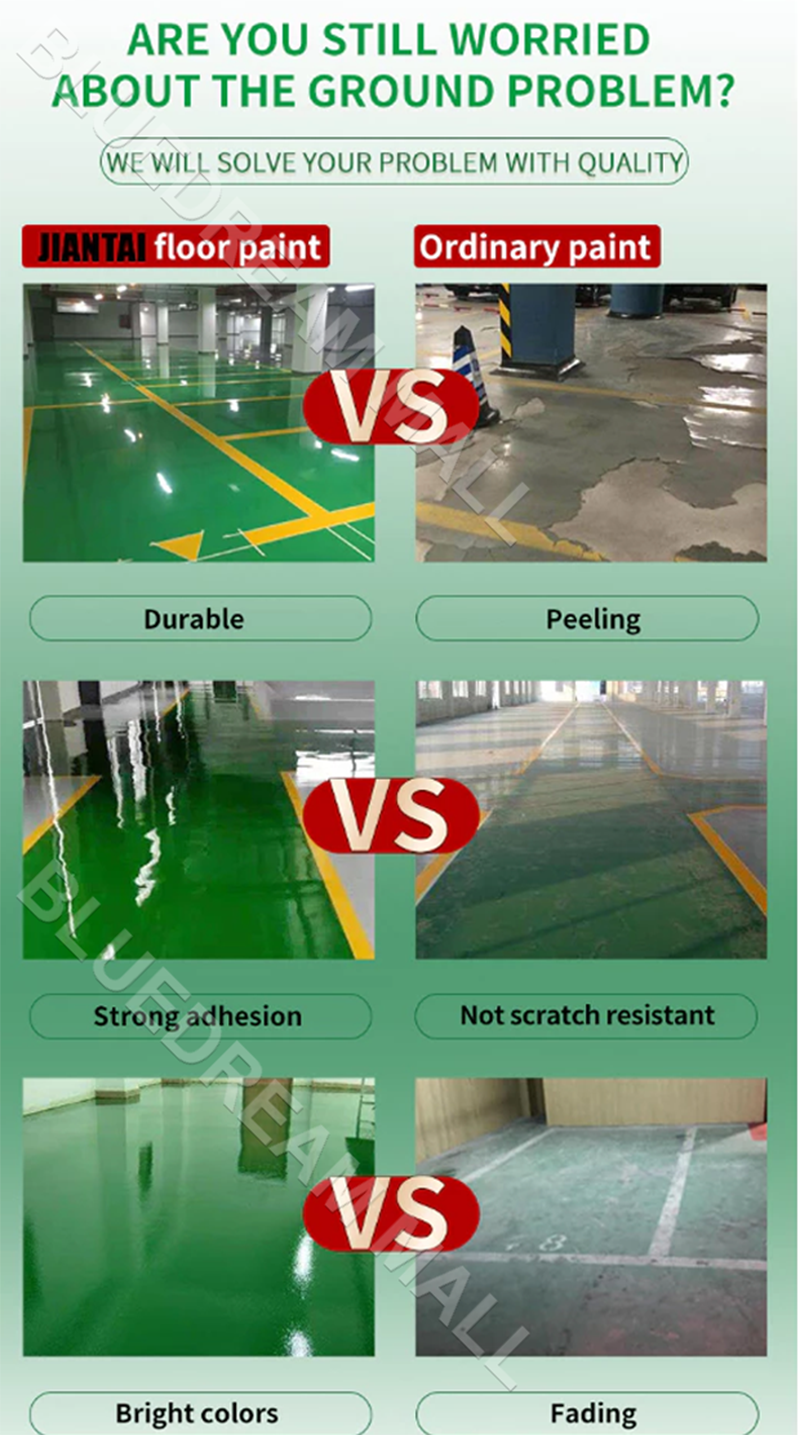100 years without shedding】epoxy floor paint cat lantai simen epoxy ...