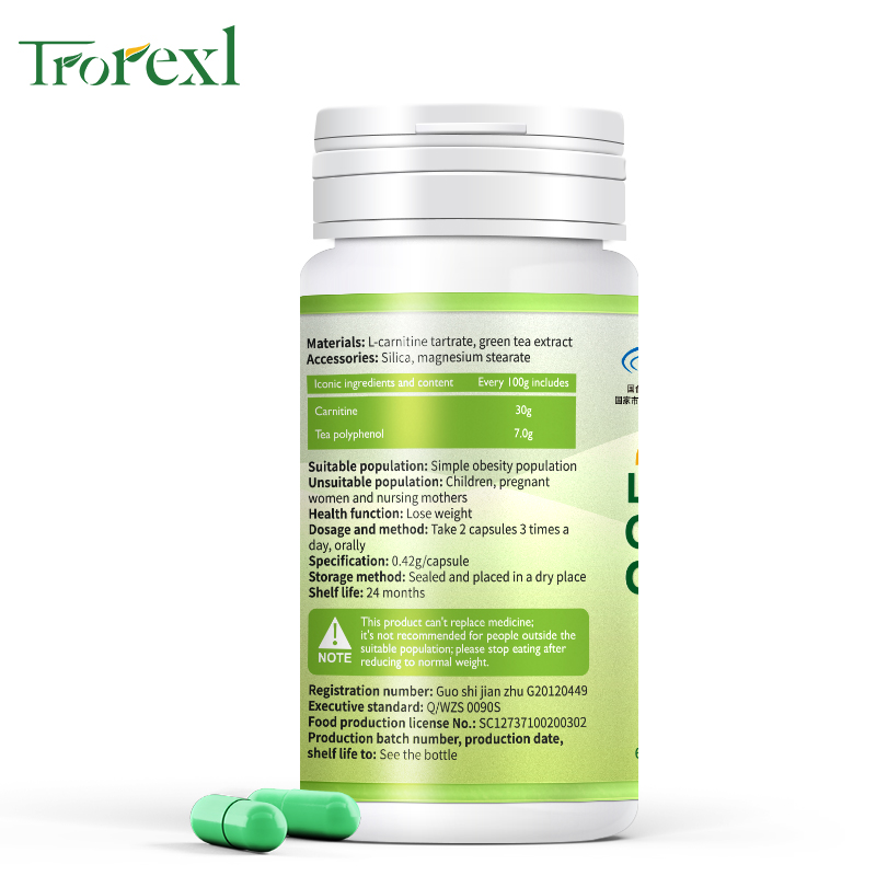 Trorexl Weight loss capsule L-carnitine belly fat burn Halal detox ...