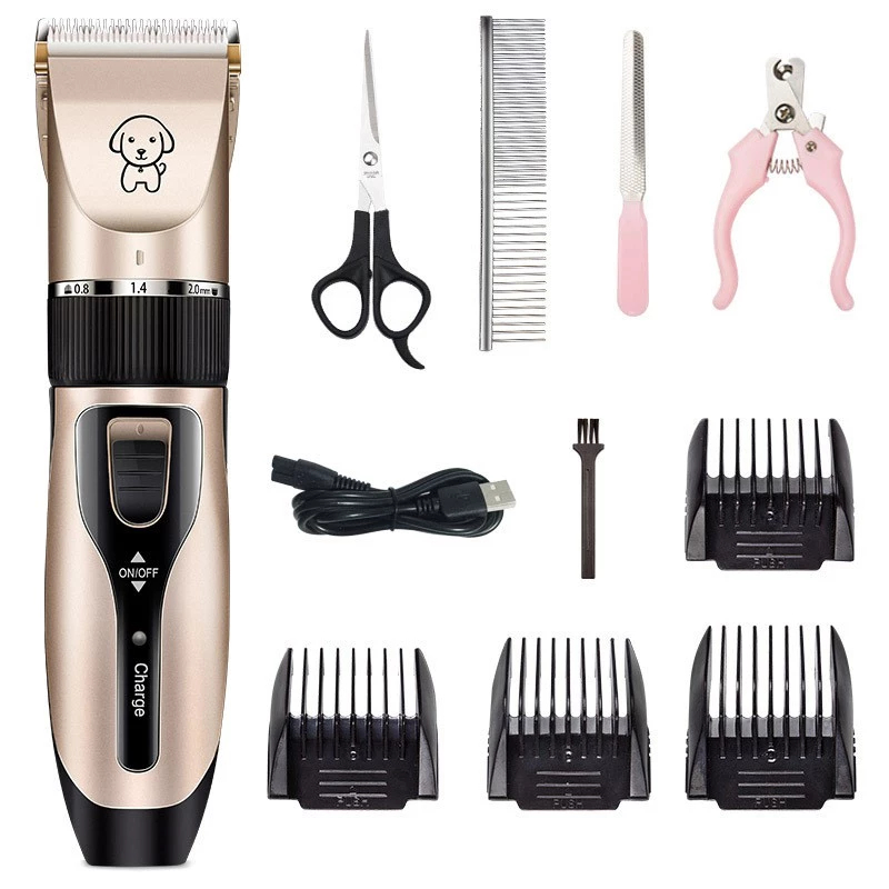 Professional Rechargeable Pet Shaver Razor Set for Cats and Dogs ...