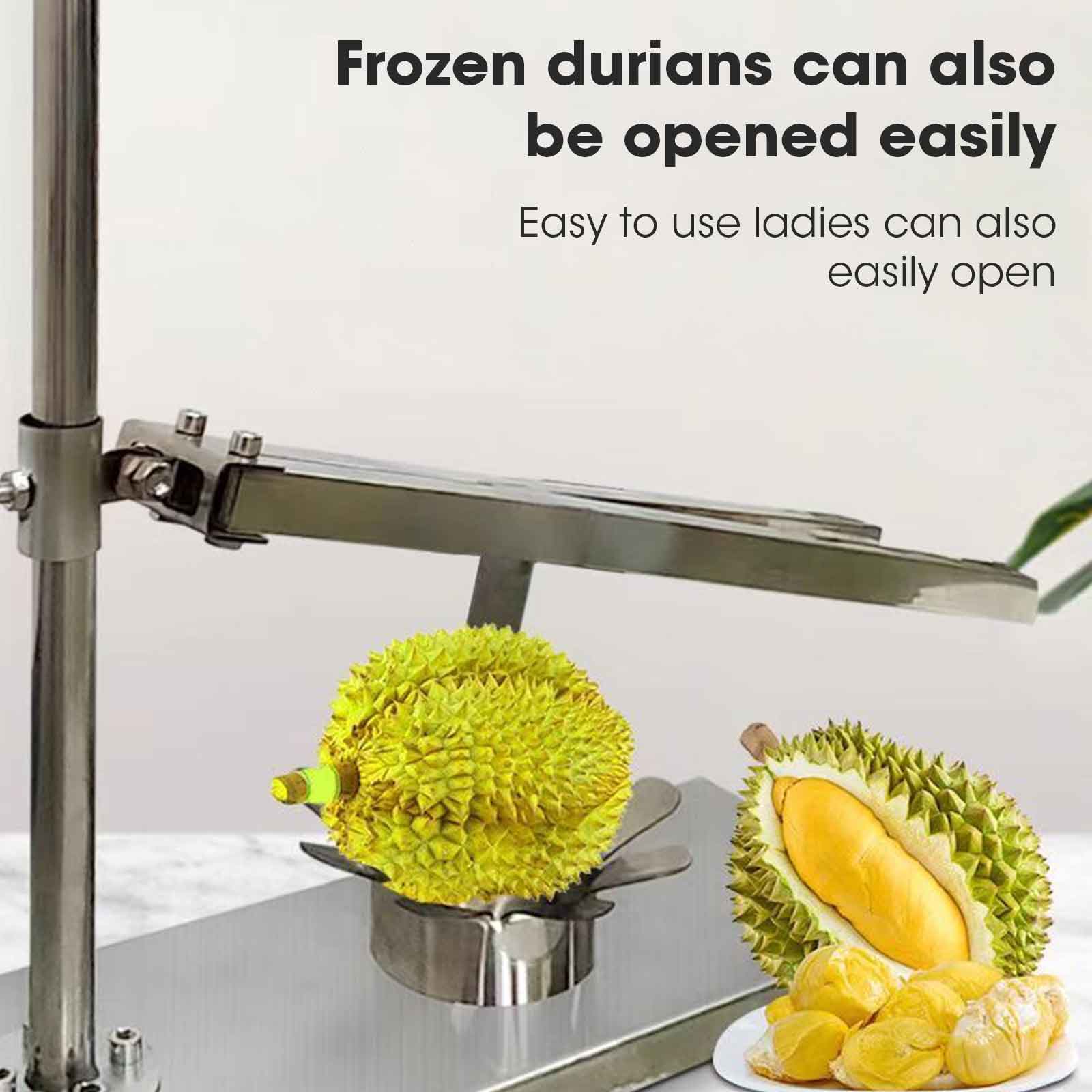 [Local delivery] Commercial open durian machine stainless steel durian ...