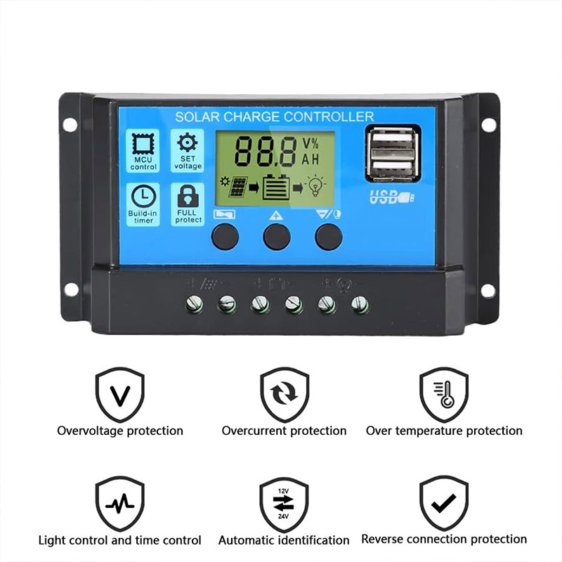 Solar Panel Controller with Overvoltage Protection and Safety Features ...