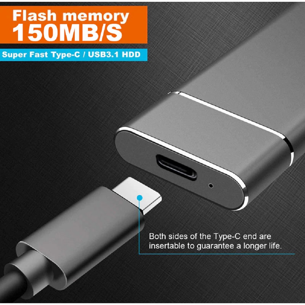 Portable SSD 64TB External Hard Disk 30TB for Data Storage 20TB Moblie ...