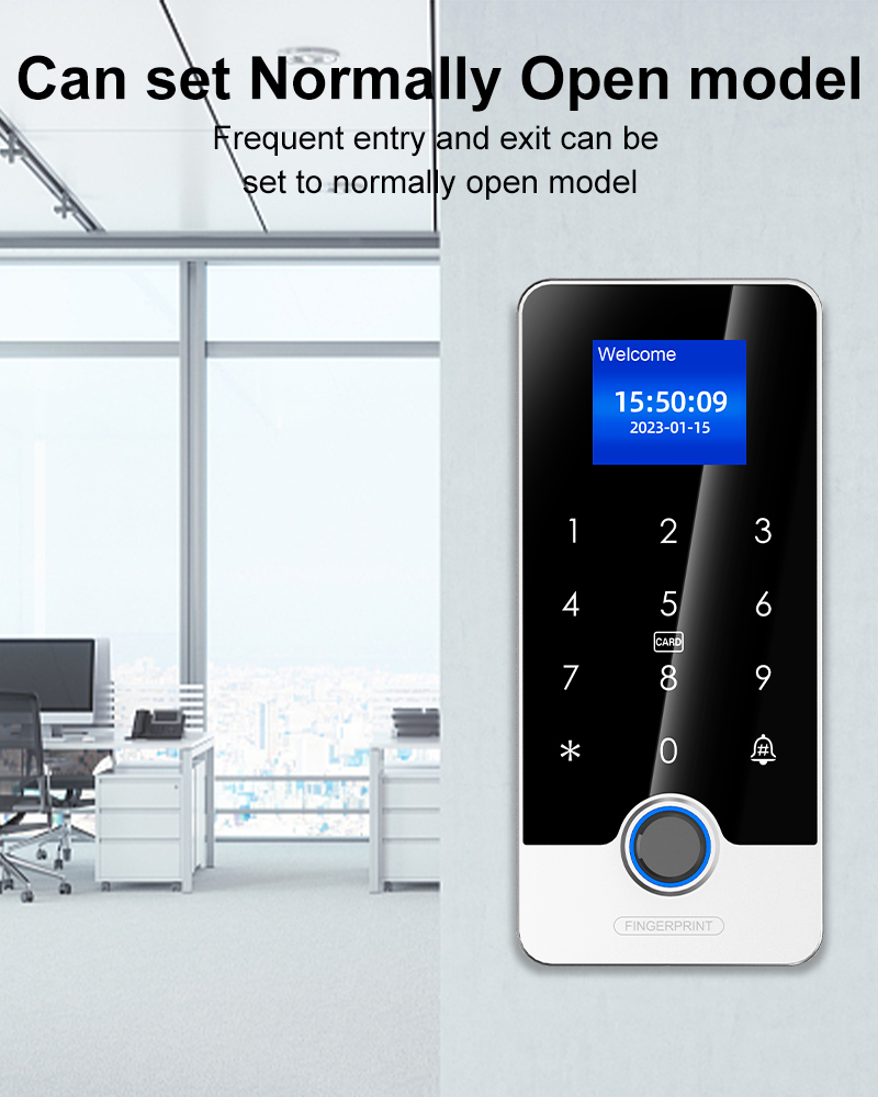 Tuya App Bluetooth Fingerprint Access Controller Standalone Metal RFID ...