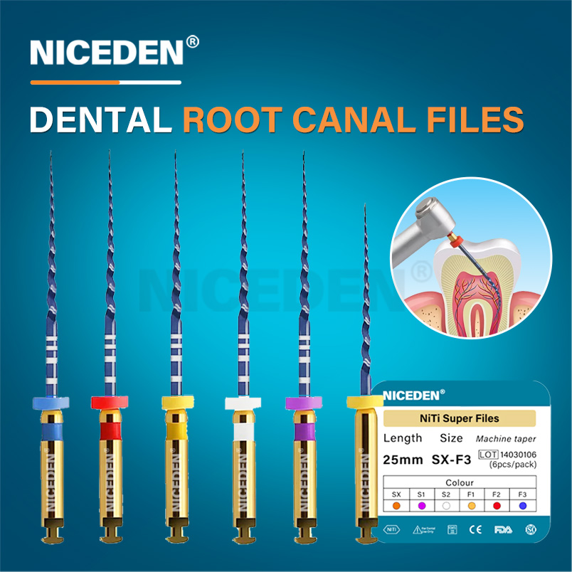NICEDEN Dental Root Canal File blue Endo Rotary Super Files blue ...