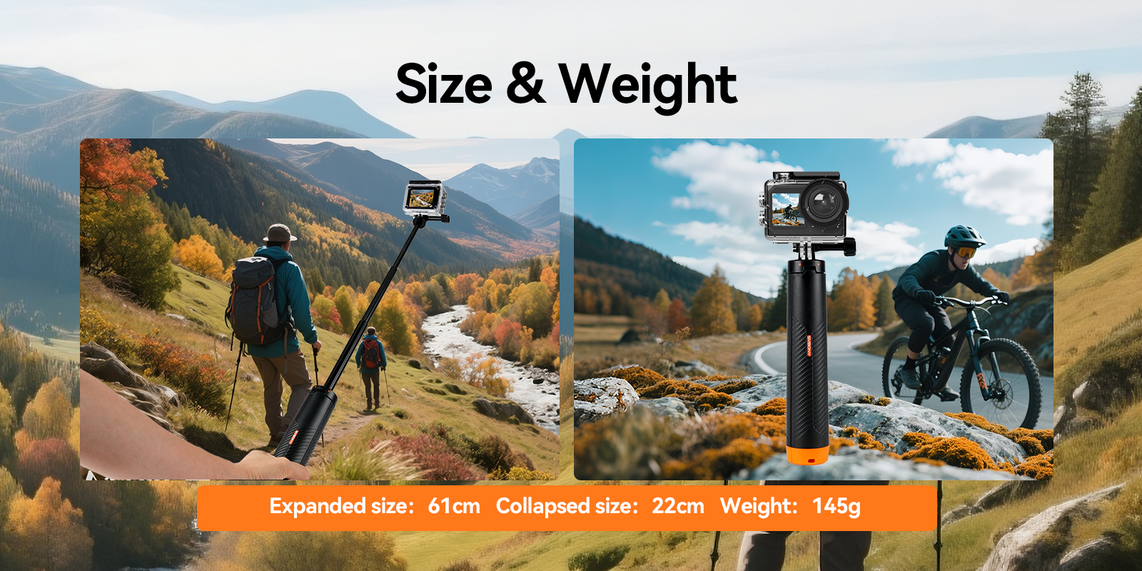 Svbony SVGo2 Action Camera 4K/30fps Dual Screens 6-Axis EIS IPX8 ...