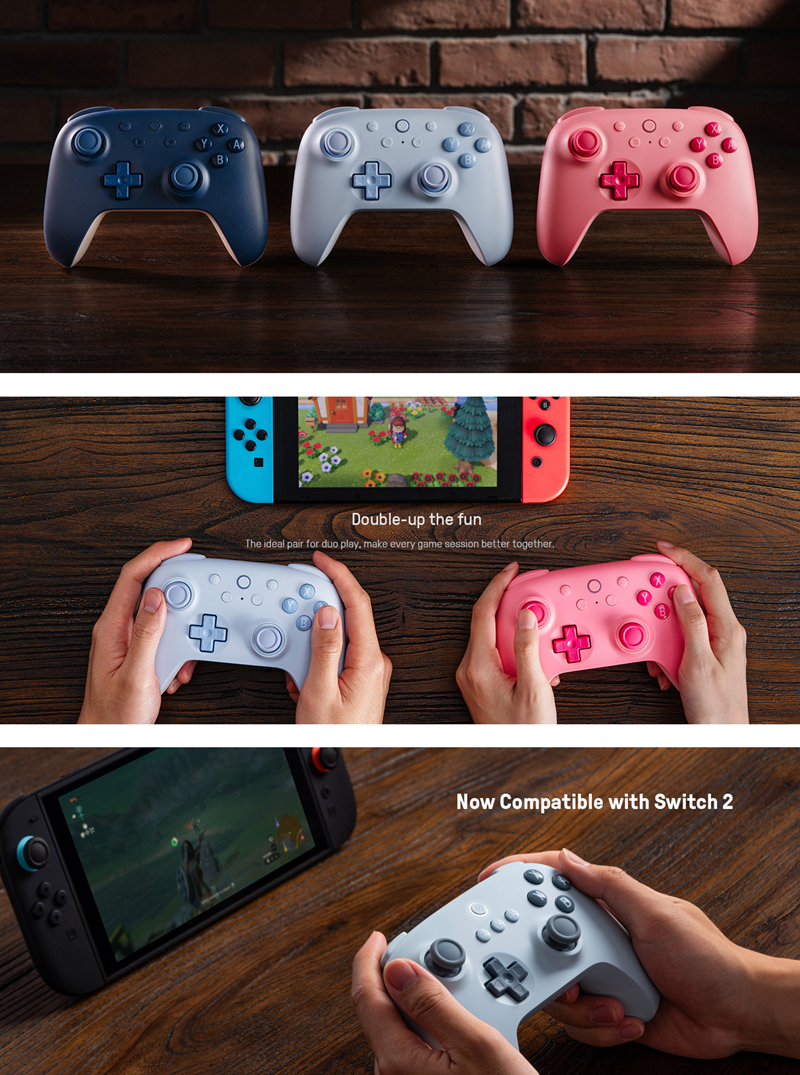 8BitDo Ultimate 2C Bluetooth Controller for Nintendo Switch 2/Switch ...