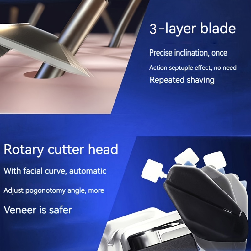 3-layer Stainless Steel Razor for Men with A Classic Design and Sharp ...
