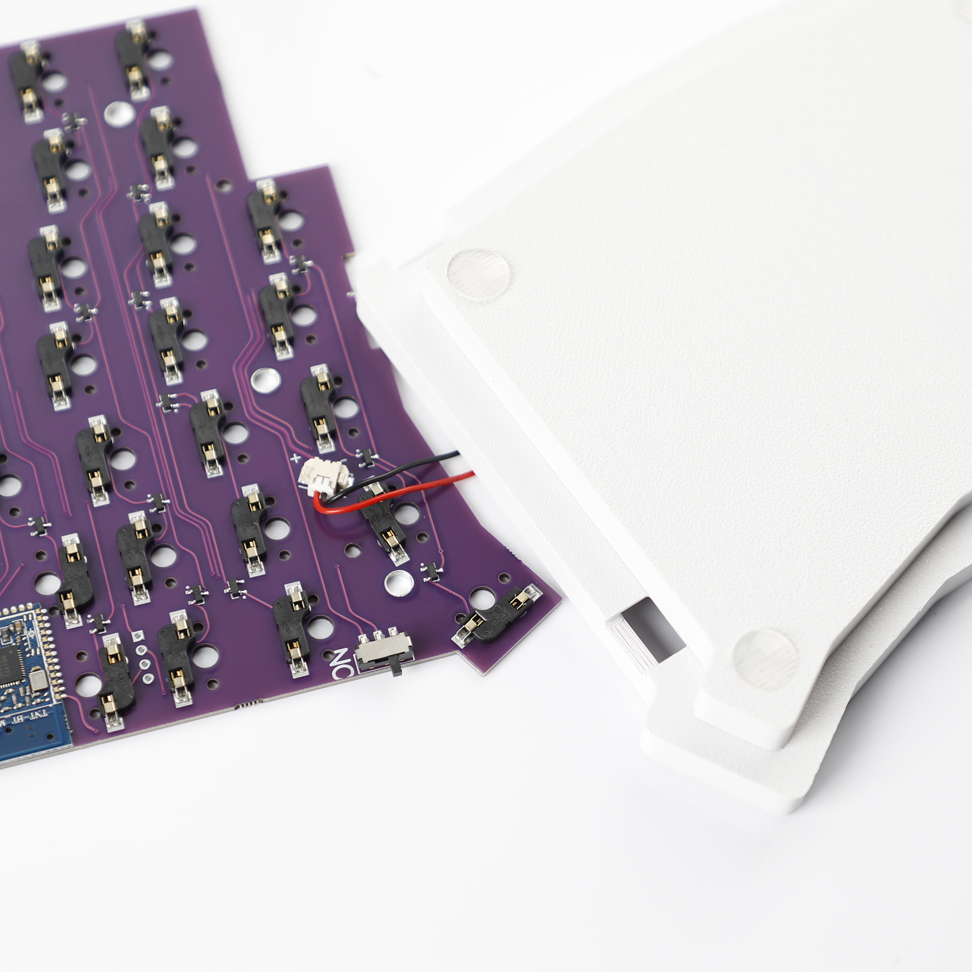 YMDK Sofle 2.4Ghz Wireless Split 64 Ergonomic Hotswappable 60% Layout ...