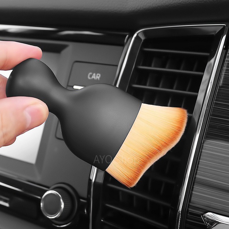 Multifunctional Dusting Brush Car Interior Cleaning Brush Short Pile ...