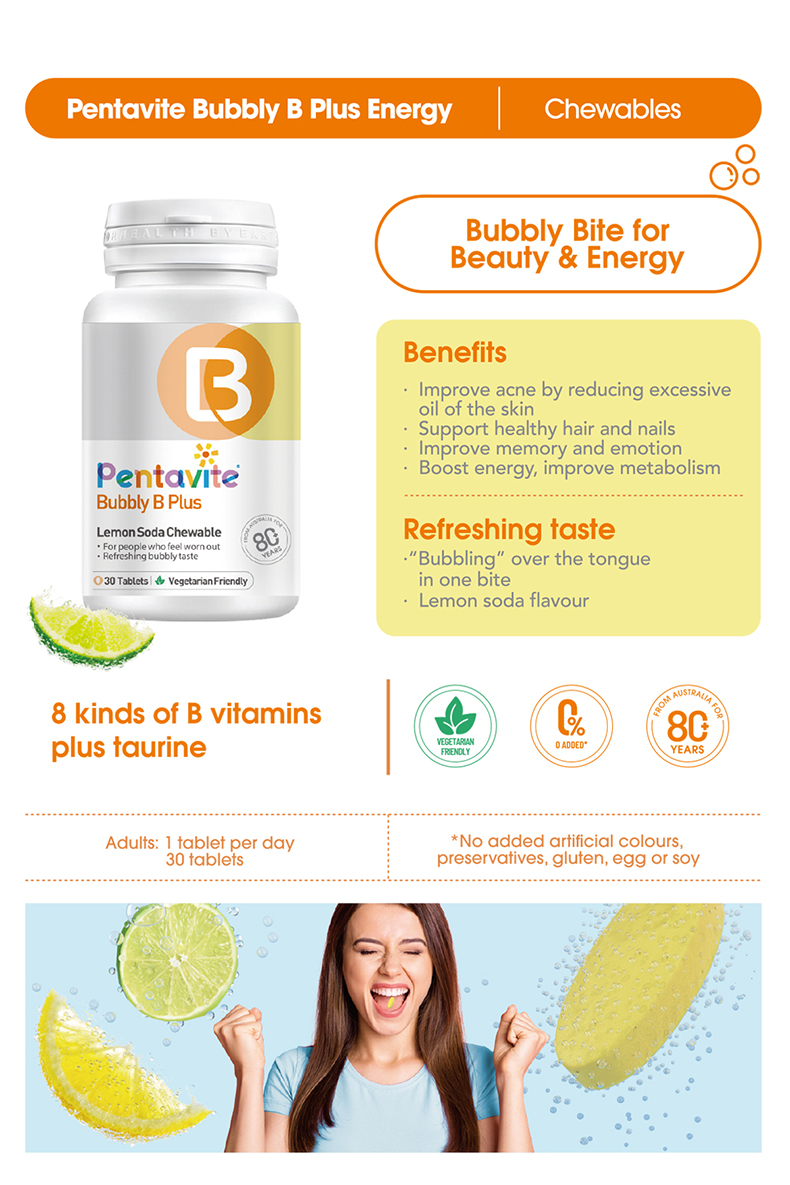 Pentavite Vitamin B/Vitamin C/Calcium+D/Women Multivitamin/Men's Multi ...