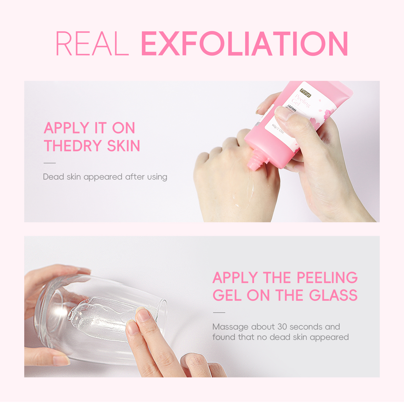 Fenyi Cherry Blossom Peeling Gel Facial Scrub Exfoliating Remove Dead ...