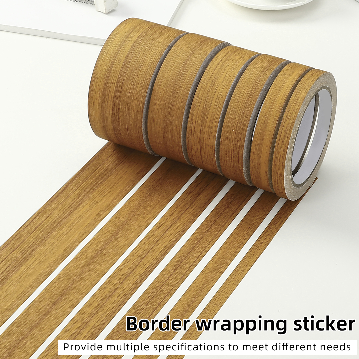Wood Grain Tape Edge Banding for Cabinet & Furniture - Self-Adhesive ...